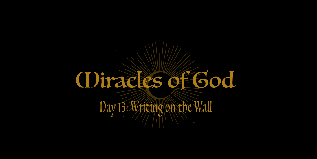 Day 13 | Writing on the Wall - The Experience Community